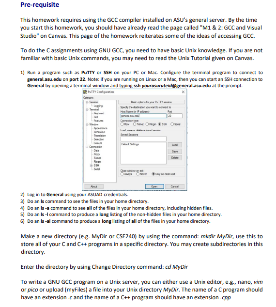 Solved Pre-requisite This homework requires using the GCC | Chegg.com