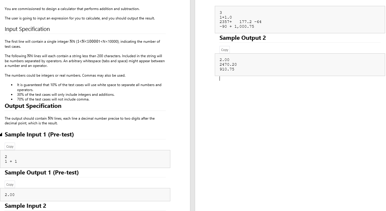 You Are Commissioned To Design A Calculator That Performs Addition And