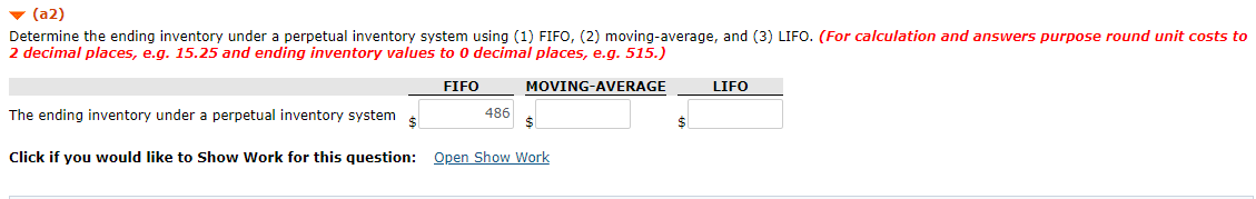 Solved Problem 6-9A (Part Level Submission) Tamarisk, Inc. | Chegg.com