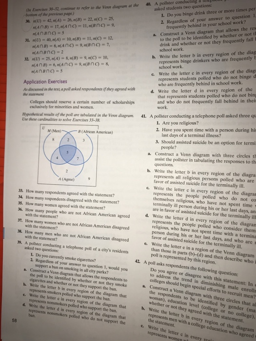 Solved 1. How many elements belong to set A? 2. How many | Chegg.com