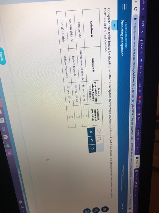 Solved Complete the table below by deciding whether a | Chegg.com