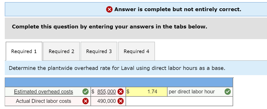 Solved Exercise 04-10 Assigning overhead costs using the | Chegg.com