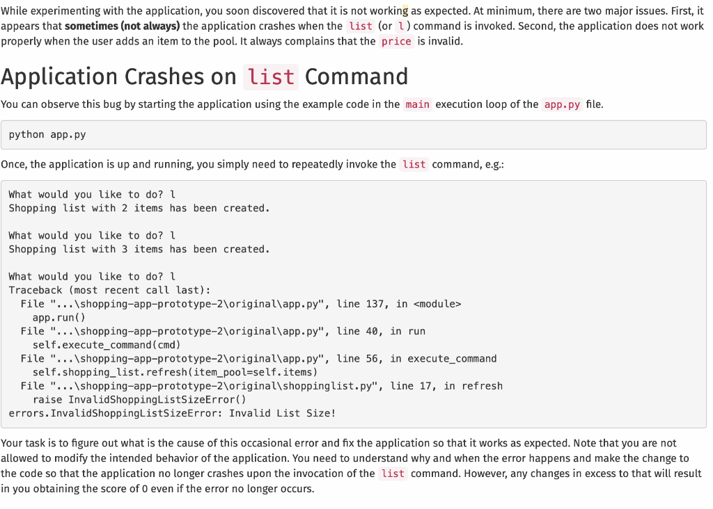 Solved While experimenting with the application, you soon | Chegg.com