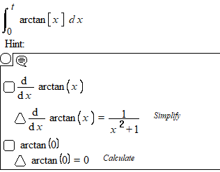 Solved ∫0tarctan[x]dx Hint: dxdarctan(x) Δdxdarctan(x)=x2+11 | Chegg.com