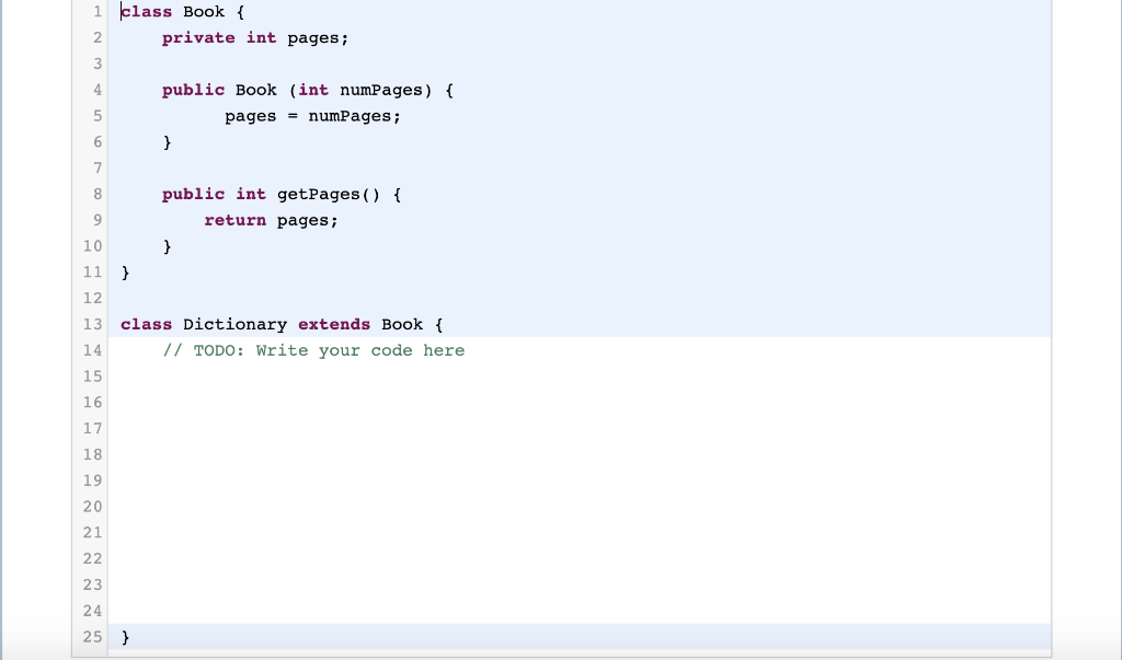 Solved Inheritance 1 Suppose that we have a class Book and | Chegg.com
