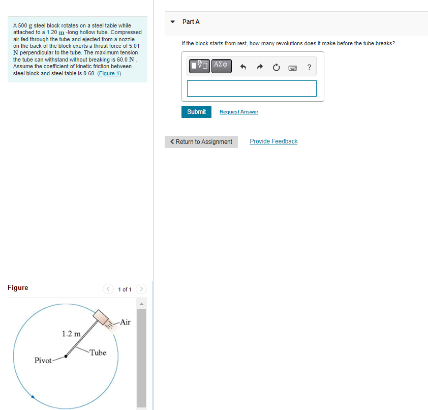 Solved A 500 g steel block rotates on a steel table while | Chegg.com