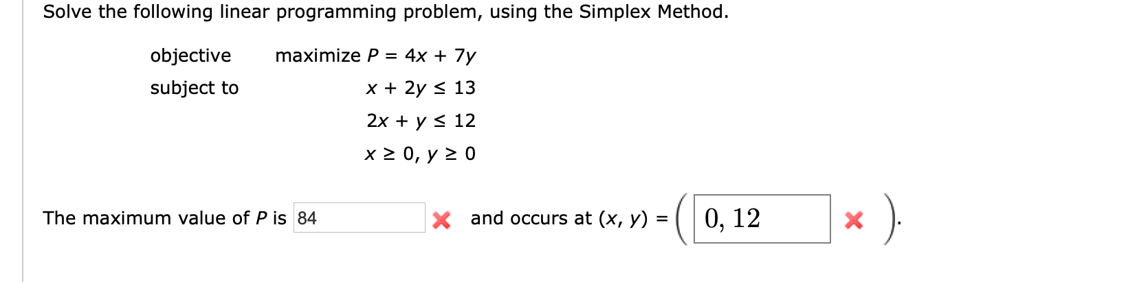 Solved Solve the following linear programming problem, using | Chegg.com
