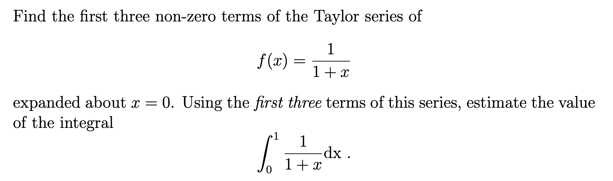 Solved Then evaluate this integral directly and obtain a | Chegg.com