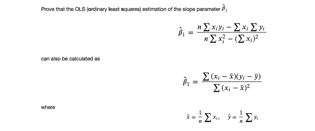 Solved Write a proof that the ordinary least squares (OLS) | Chegg.com