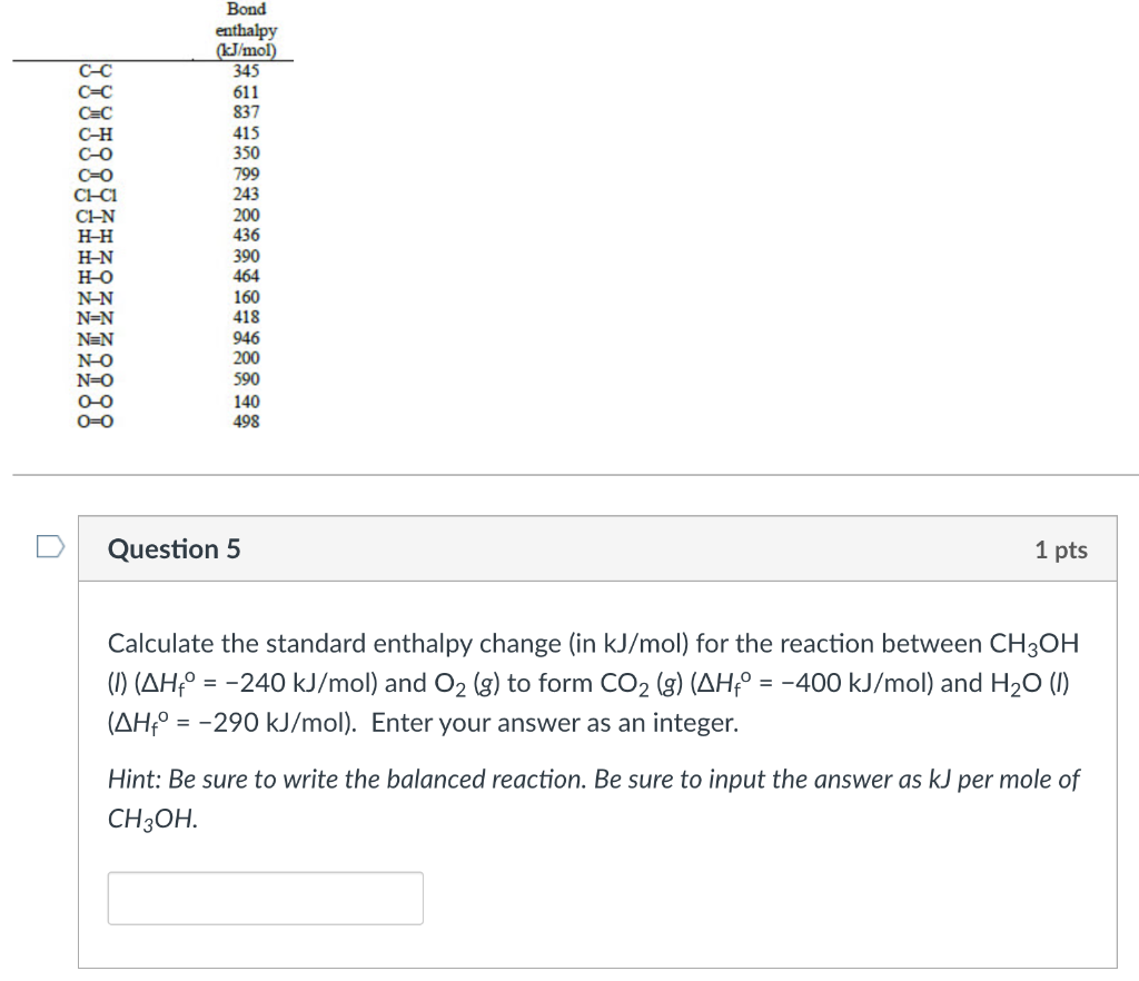 [Solved]: Calculate the standard enthalpy change (in ( m