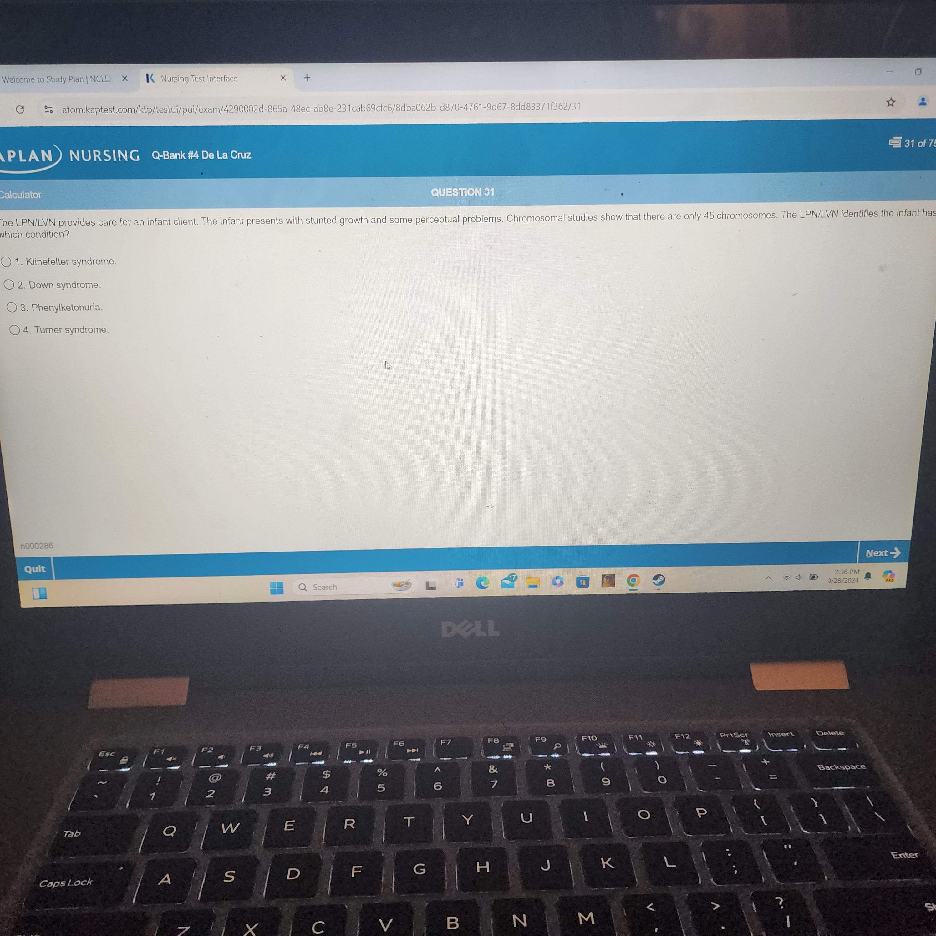 Solved he LPN/LVN provides care for an infant client. The | Chegg.com