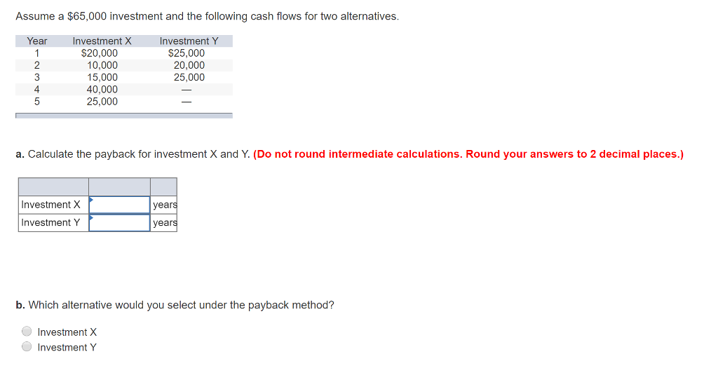 Solved Assume A 65 000 Investment And The Following Cash Chegg solved-assume-a-65-000-investment-and-the-following-cash-chegg