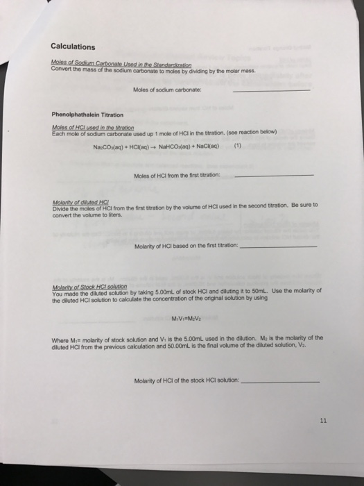 Solved Experimental Procedures and Data Sheet Name: | Chegg.com