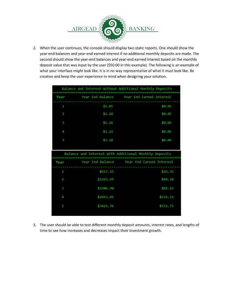 Solved In C++ Please Also, please use endl; instead of \n | Chegg.com