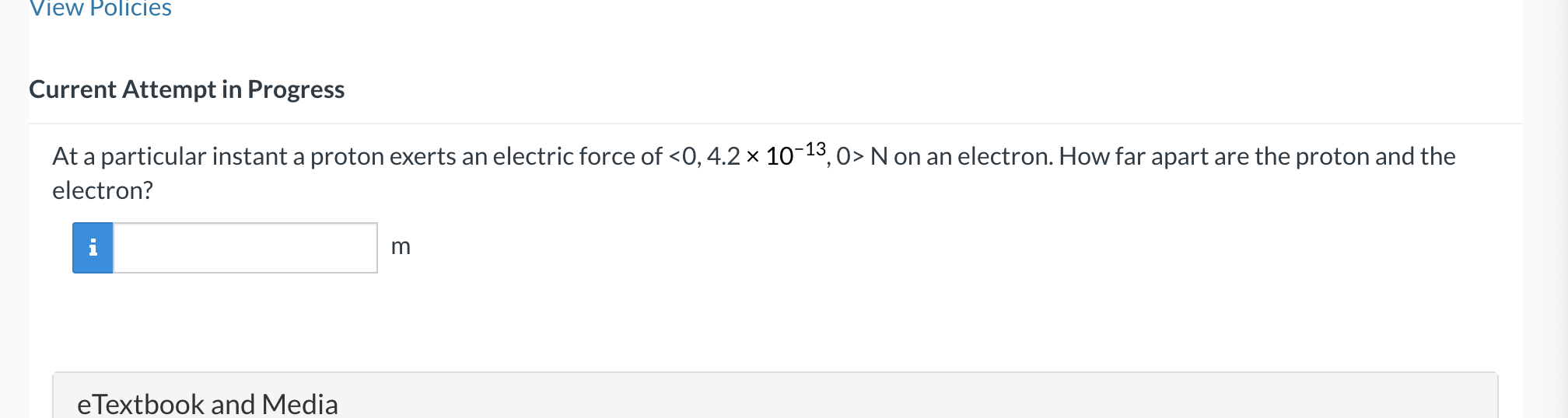 Solved At a particular instant a proton exerts an electric | Chegg.com