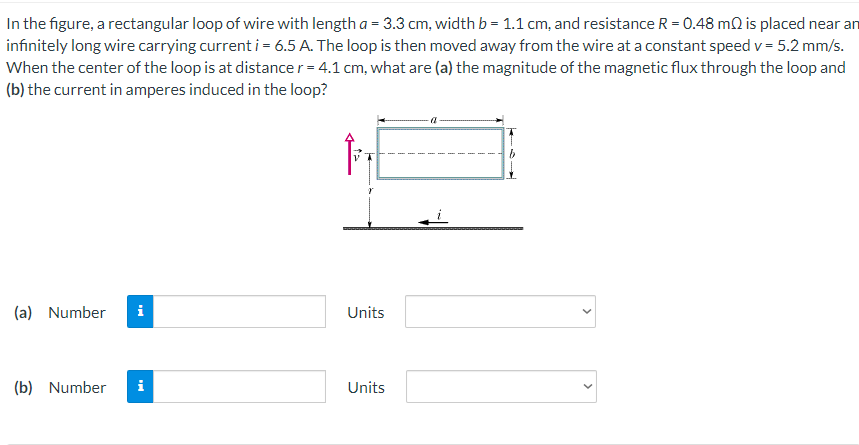 Solved In the figure, a rectangular loop of wire with length | Chegg.com