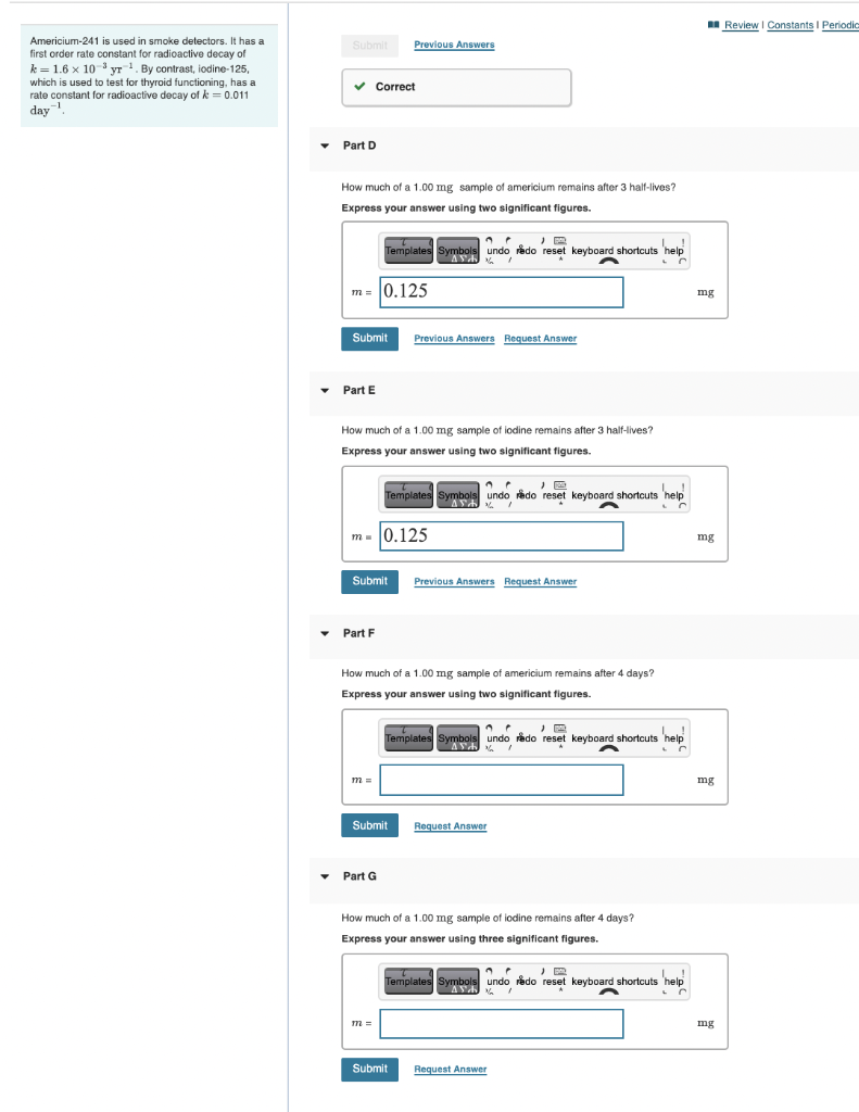 Solved Review Constants Periodic Submit Previous Answers | Chegg.com