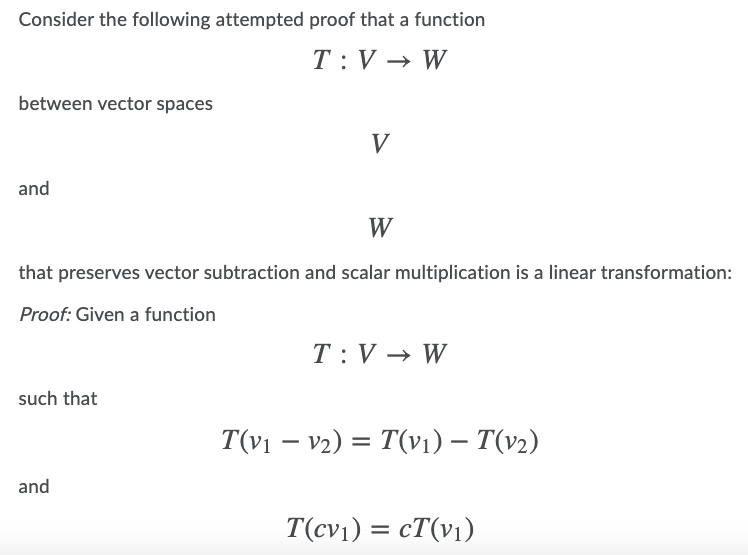 Solved Consider the following attempted proof that a | Chegg.com