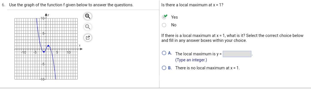 Solved 6. Use the graph of the function f given below to | Chegg.com
