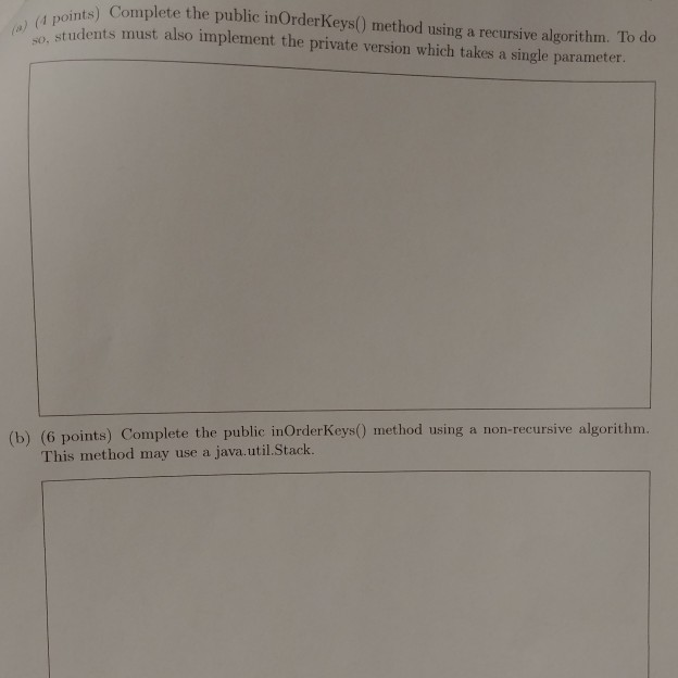 Solved Given The Following Java Code Fragment Implement The 1336