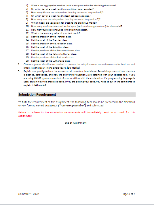COS10022 Introduction to Data Science Assignment 2 | Chegg.com