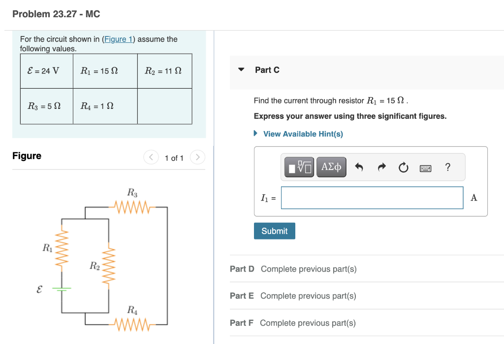 Solved For The Circuit Shown In Figure 1 Assume The