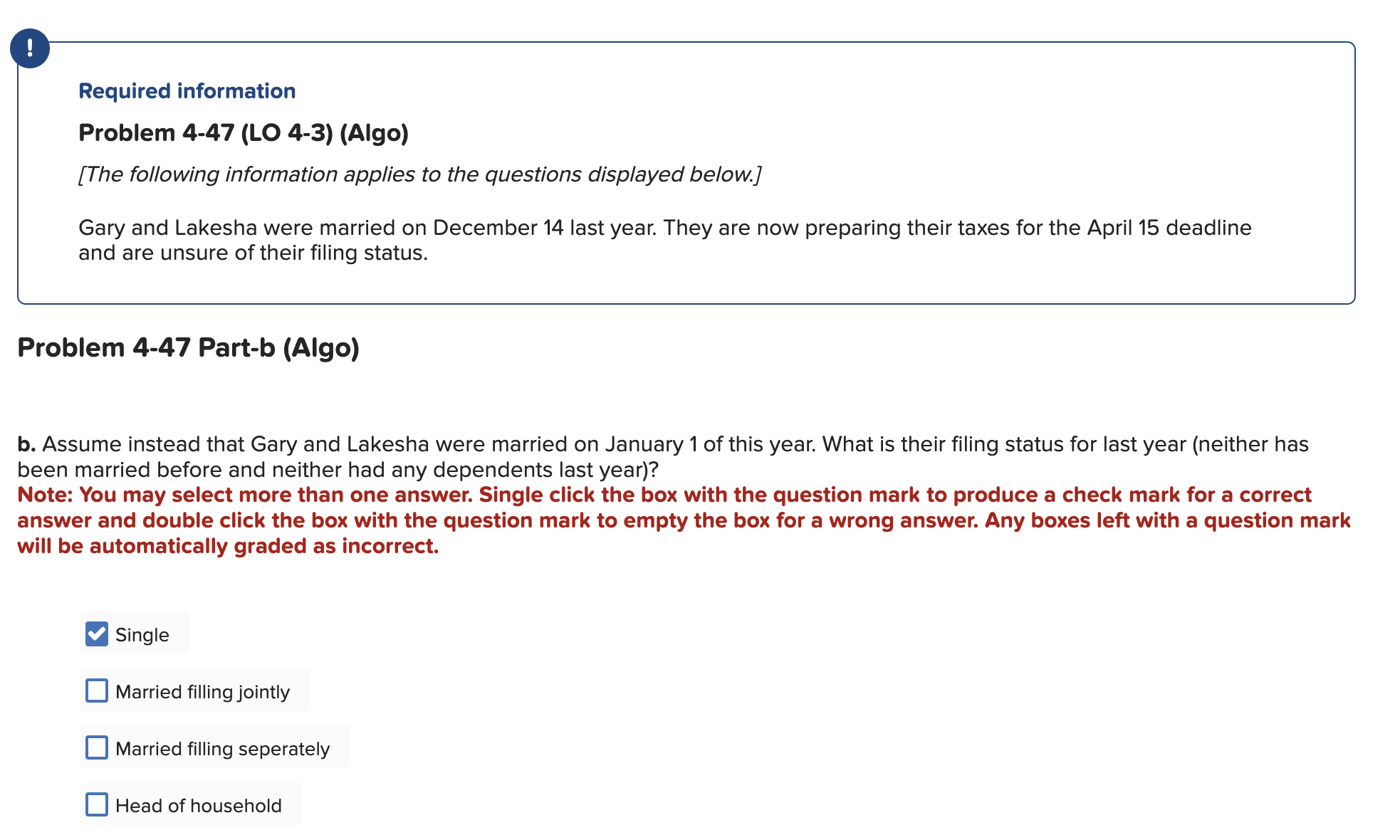 Solved Problem 4-47 ﻿Part-b (Algo)b. ﻿Assume instead that | Chegg.com