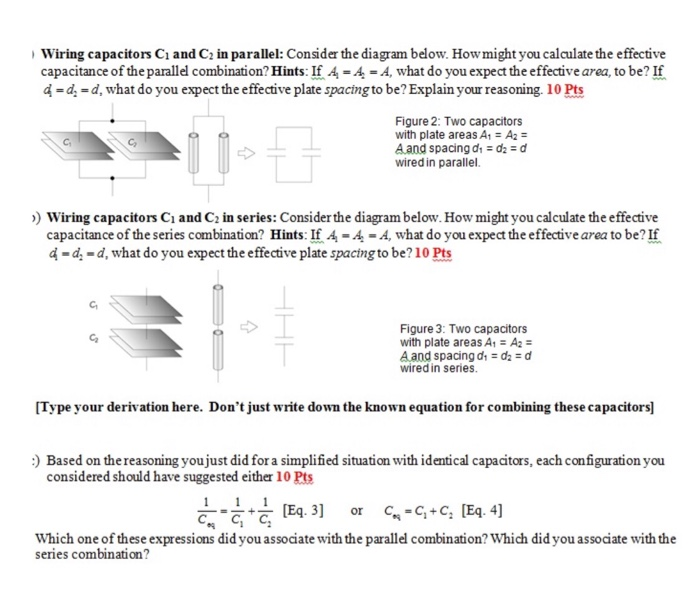 Solved Wiring capacitors Ci and C2 in parallel: Consider the | Chegg.com