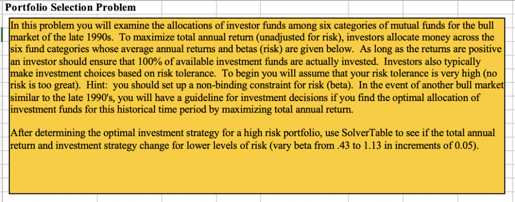 Solved PLEASE SOLVE USING EXCEL AND SOLVER FUNCTION, | Chegg.com