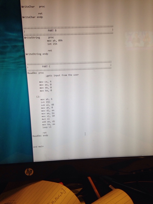 Assembly language program is incomplete need: | Chegg.com