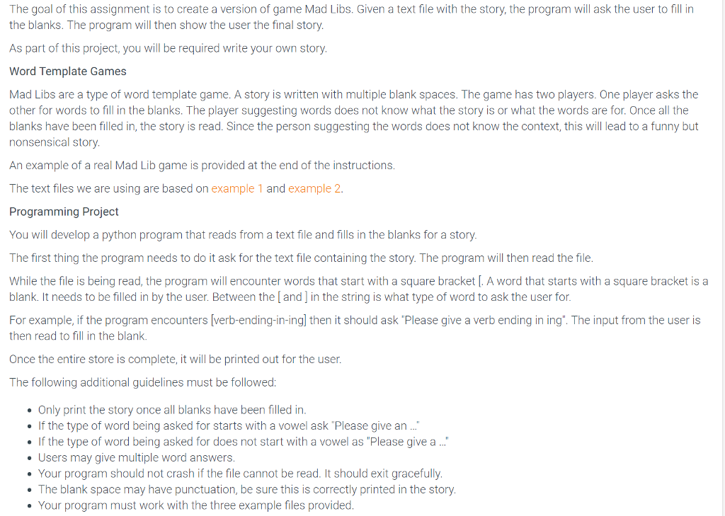 Solved The goal of this assignment is to create a version of | Chegg.com
