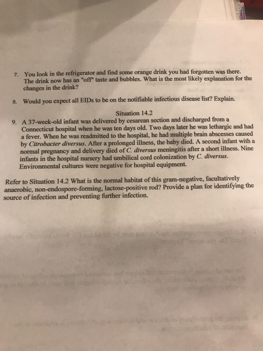 Solved You look in the refrigerator and find some orange | Chegg.com