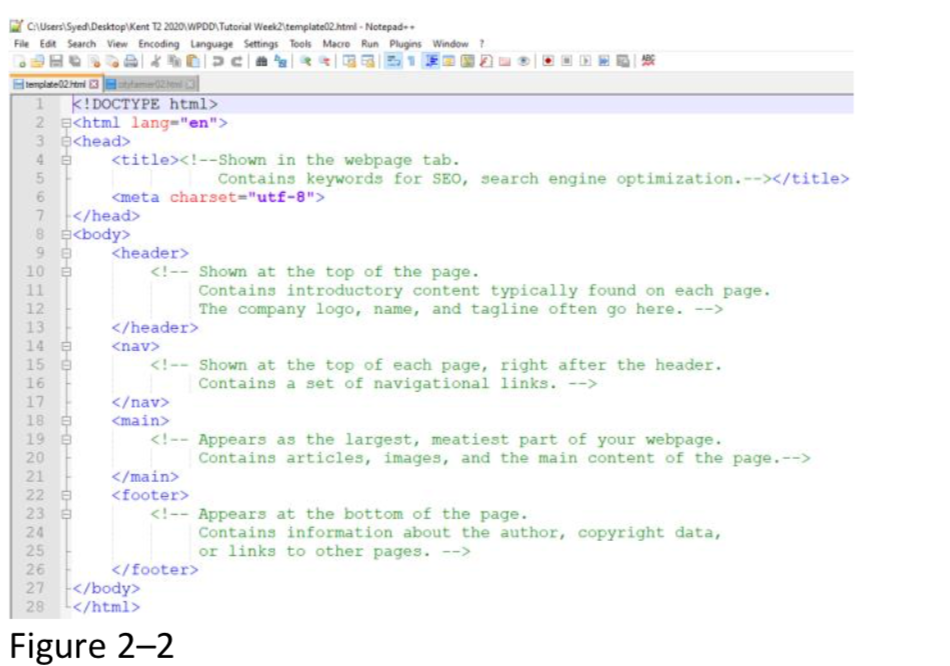 Exercise2: Creating a Template with a Semantic | Chegg.com