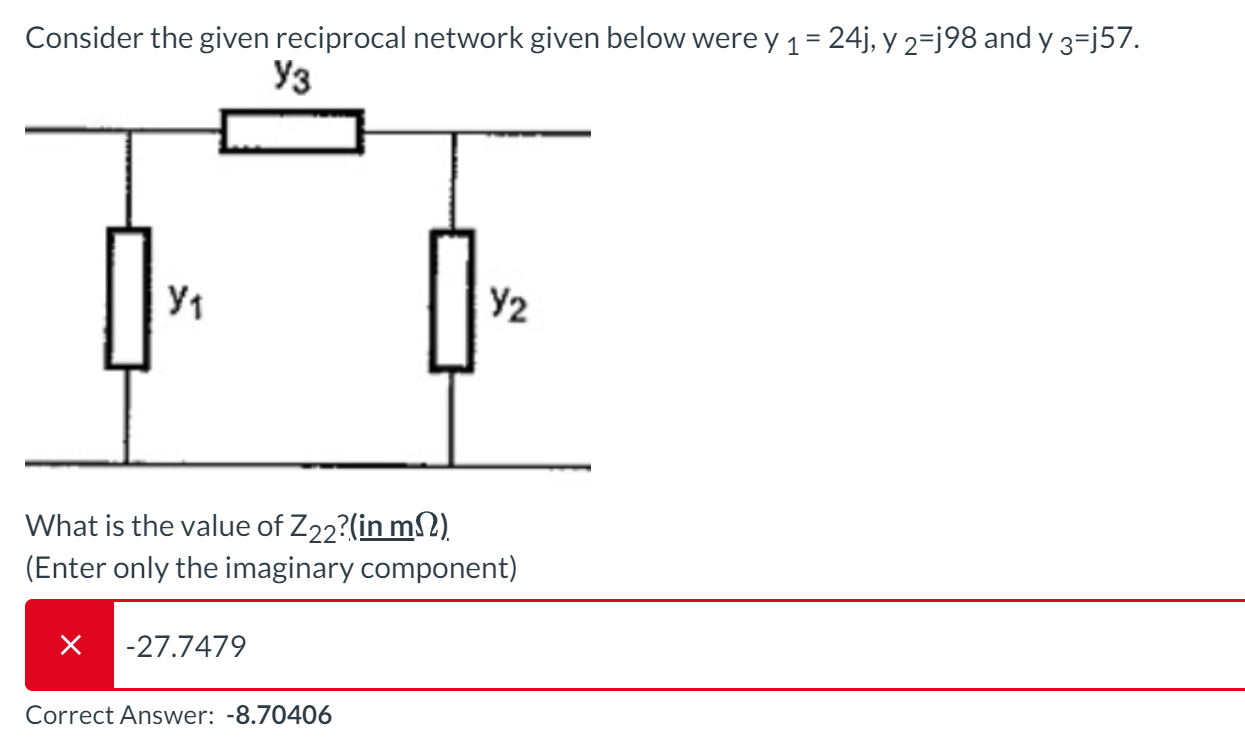 Solved Consider the given reciprocal network given below | Chegg.com