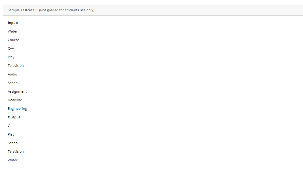 Solved Task - 2 - B: String Sorting Collapse context € Write | Chegg.com