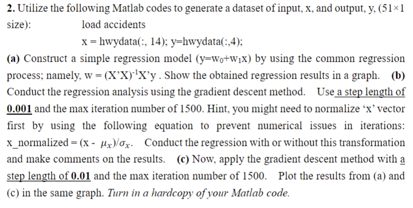 Solved 2. Utilize the following Matlab codes to generate a | Chegg.com