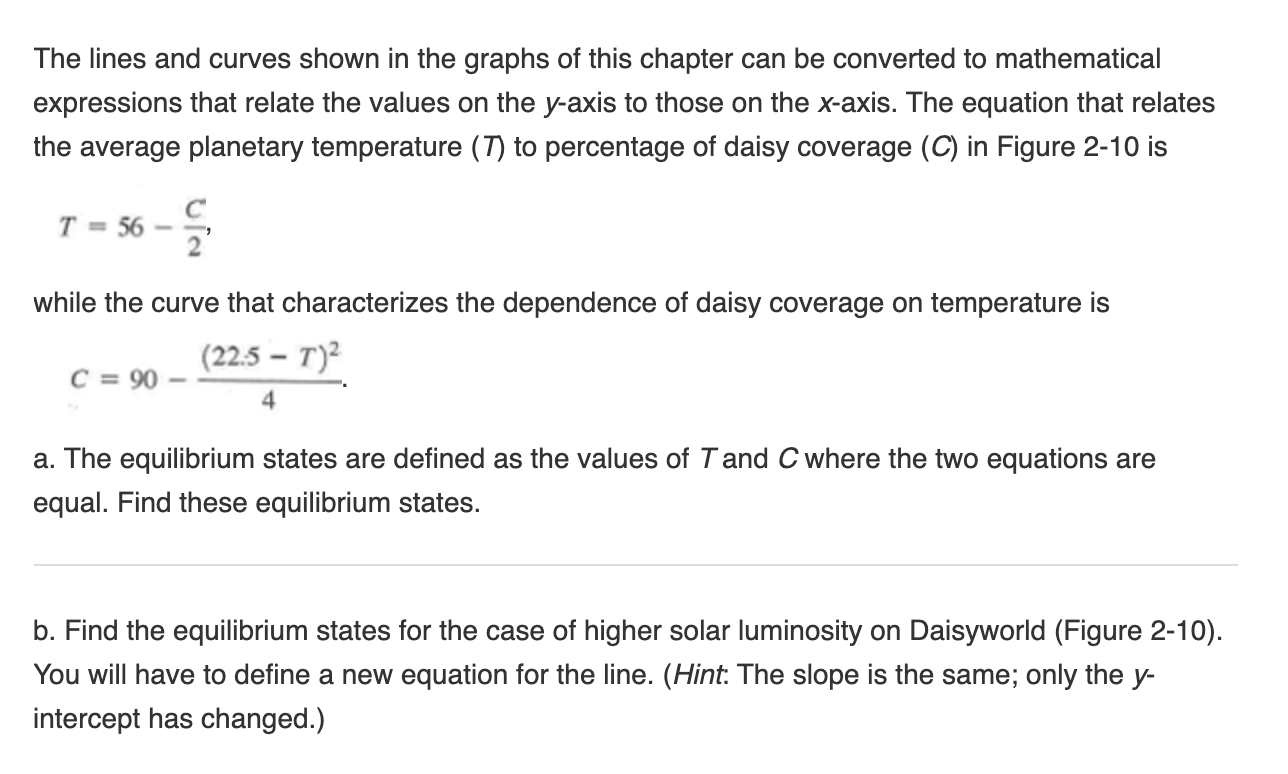 Solved The lines and curves shown in the graphs of this | Chegg.com