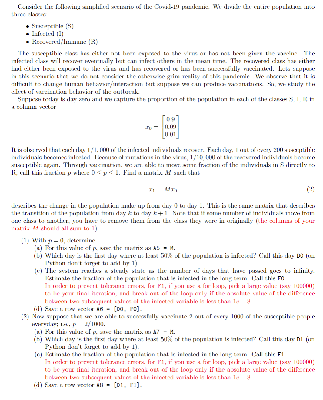Solved SOLVE THIS IN MATLAB!!!! Consider the following | Chegg.com