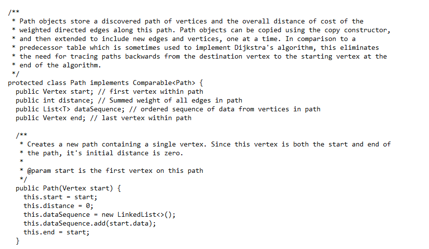 Implement the bolded methods please. This is in java, | Chegg.com