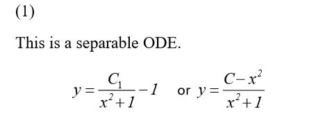 Solved Solve the following ODES. -1)hv= 0 (1) (2.xy2x)dx | Chegg.com