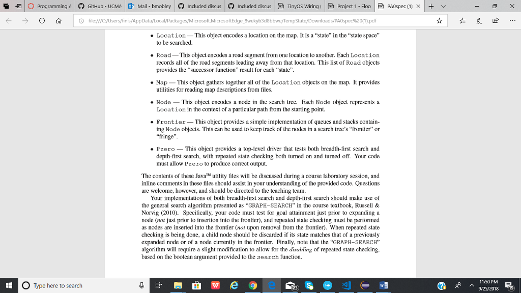 ㄧ O programming A GitHub-UCMP 中Mail-bmobley Included | Chegg.com