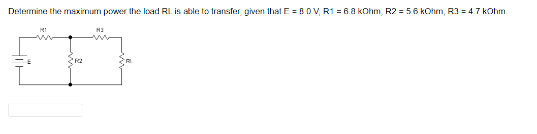 Solved Determine the maximum power the load RL is able to | Chegg.com