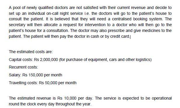 Solved A pool of newly qualified doctors are not satisfied | Chegg.com