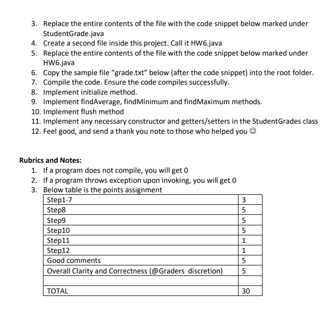 Reading and Processing data using Class Arrays and | Chegg.com