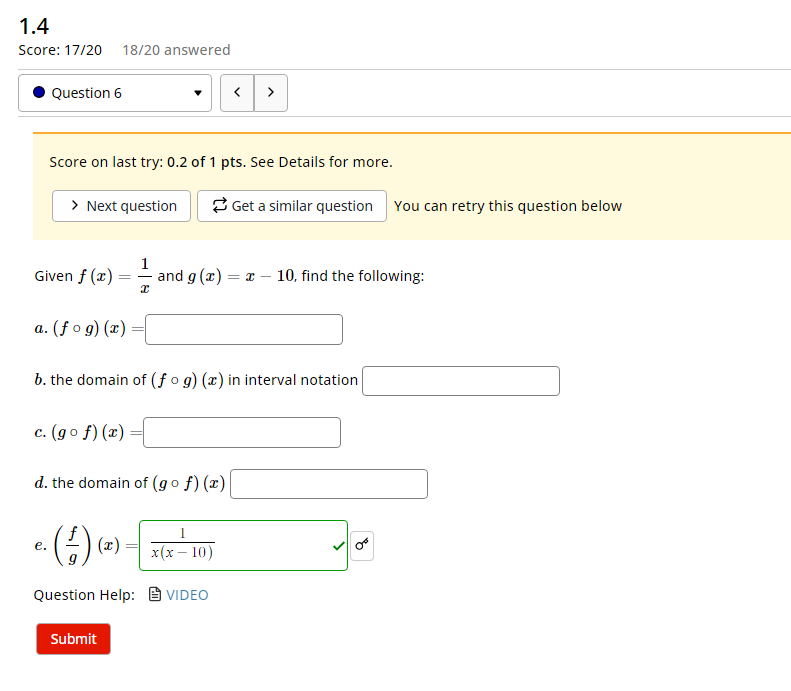Solved Score on last try: 0.2 of 1 pts. See Details for | Chegg.com