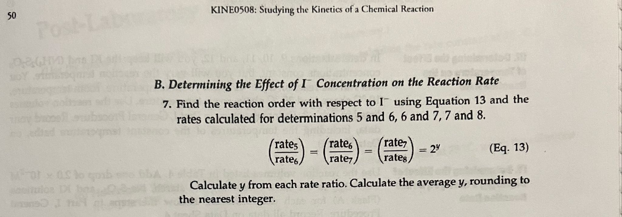 Solved With the Given data find the reaction rate for the | Chegg.com