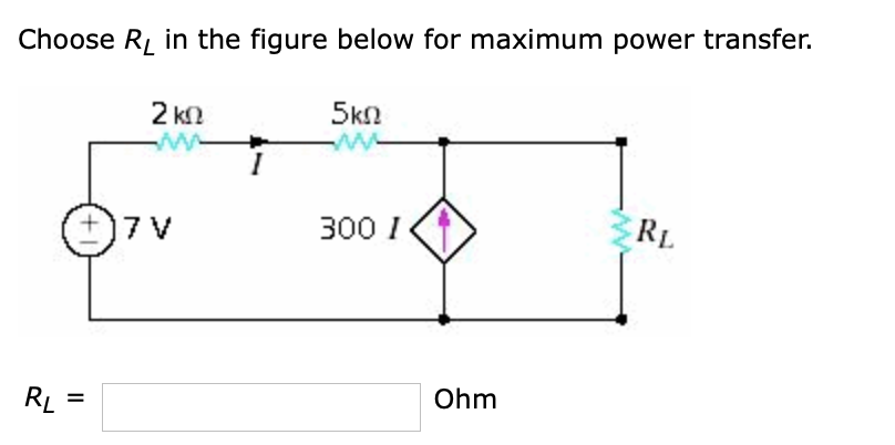 Solved Find RL in the network in the figure below in order | Chegg.com