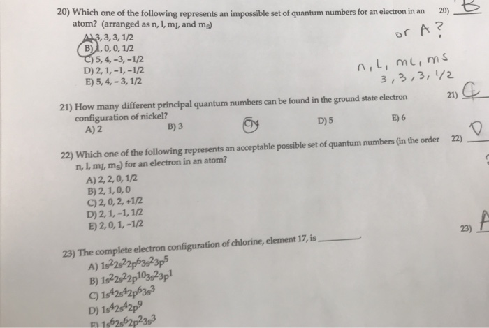 Solved 20) Which one of the following represents an | Chegg.com