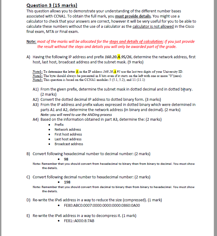 Solved Question 3 (15 marks) This question allows you to | Chegg.com