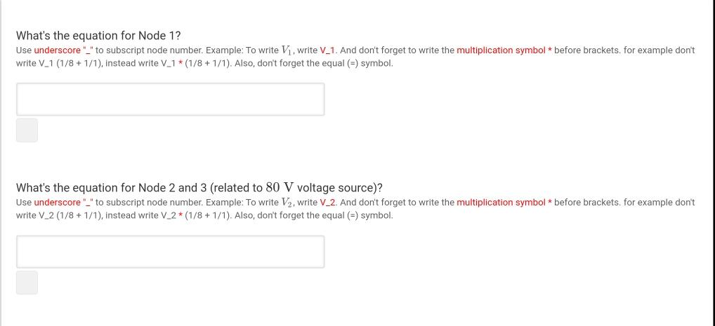 Solved For the following circuit, write the node equations. | Chegg.com